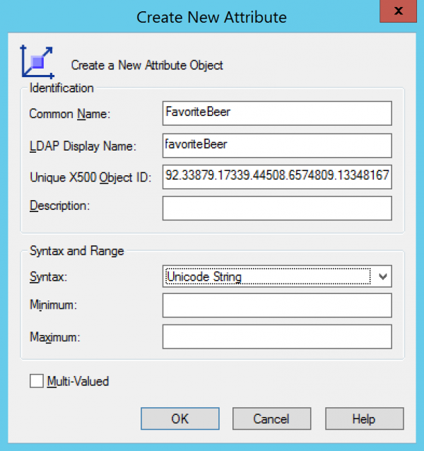 How to: Create a custom attribute in Active Directory - CarlStanley.com